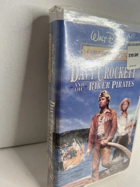DAVY CROCKETT AND The River Pirates VHS brand new Disney $20.00 ...