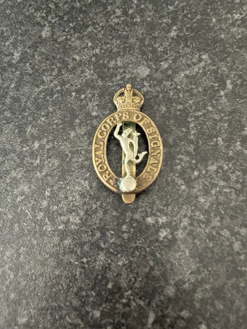 BRITISH ARMY ROYAL Signal Corps Beret Badge Metal Cap £1.75 - PicClick UK