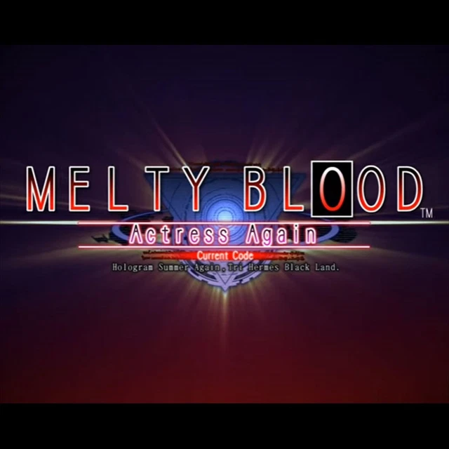 SEGA MELTY BLOOD Actress Again Current Code ver.1.07 DVD Chip ...