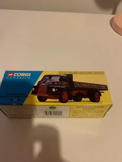 CORGI CLASSICS 20001 Bedford S Type Dropside - W & J Riding Ltd £7.50 ...