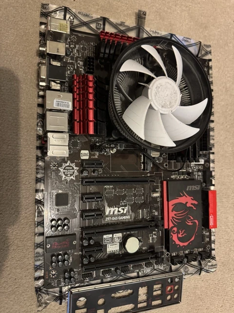 MSI Z97 G45 Gaming Motherboard i7 4790K CPU 16GB RAM Nocturne Cooler ...