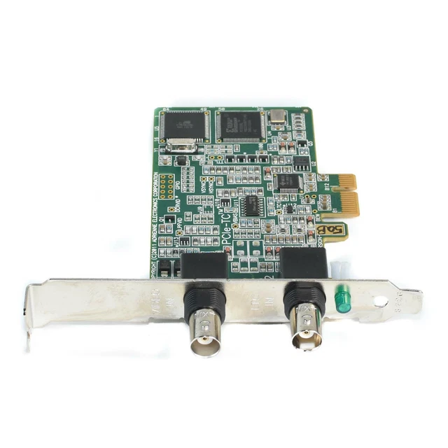ADRIENNE AEC ANALOG PCIe-VLTC/RDA LTC/VITC Timecode + L21 Datenleser ...
