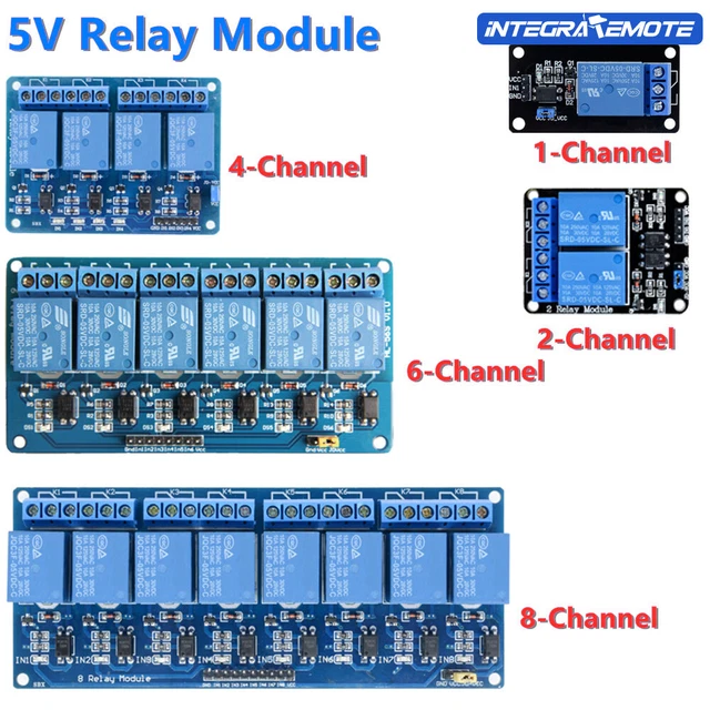 1-2-4-6-8 CHANNEL 5V Relay Module Optocoupler LED Board For Arduino ARM ...