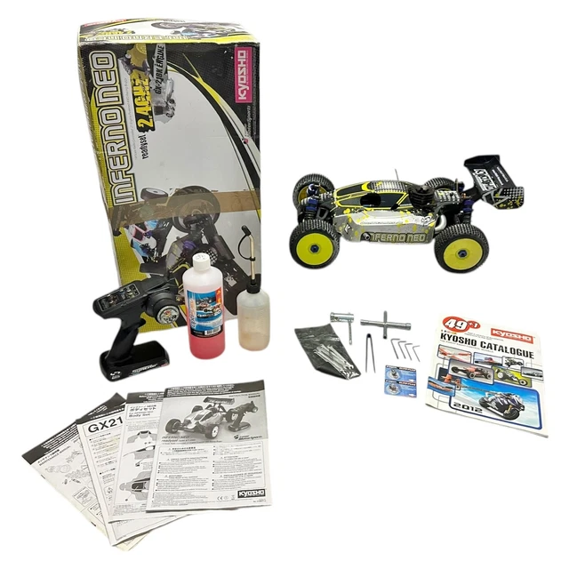 KYOSHO INFERNO NEO Readyset Kt-200 Gx21Bk Engine Rc Nitro Remote ...