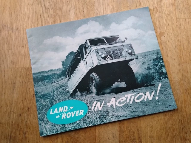 LAND ROVER SERIES IIA In Action 1966 UK Market Sales Brochure £36.95 ...