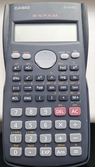 CASIO FX-83 MS Battery Powered Scientific Calculator £6.00 - PicClick UK
