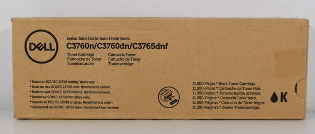 TÓNER IMPRESORA ORIGINAL Dell W8D60 negra C3760n/C3760dn/C3765dnf ...