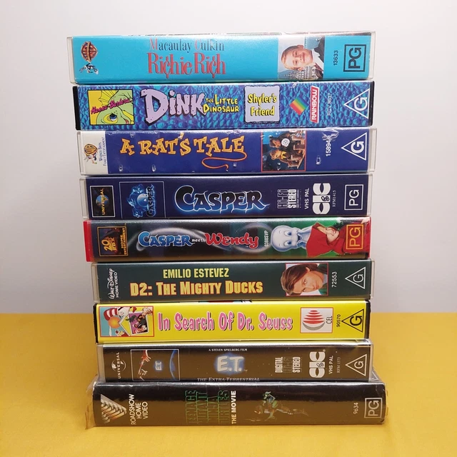RARE VHS KID'S Movie Bulk Lot PAL Video Collectables £21.53 - PicClick UK