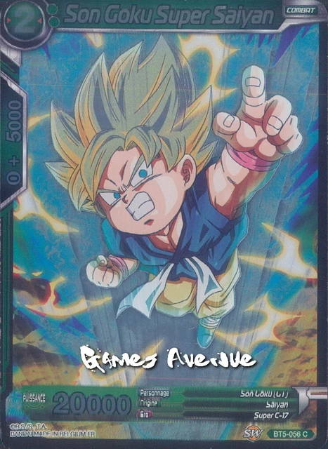 DRAGON BALL SUPER Card Game ! Son Goku Super Saiyan BT5-056 C/FULL-FOIL EUR 2,00 - PicClick FR