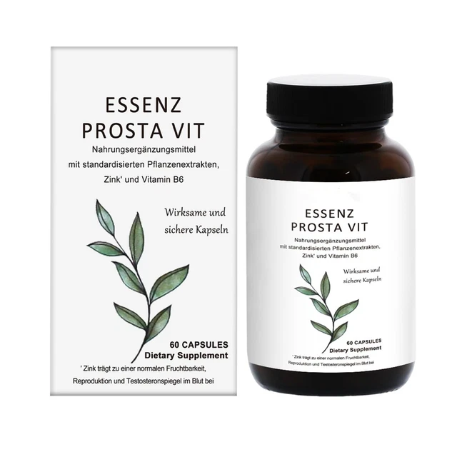 PLANT EXTRACTS PROSTATE and Bladder Health Capsules - Zinc and Vitamin ...