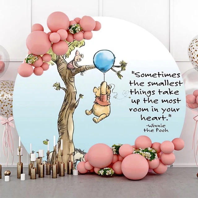ROUND WINNIE THE Pooh Backdrop Birthday Party Banner Studio Photo ...