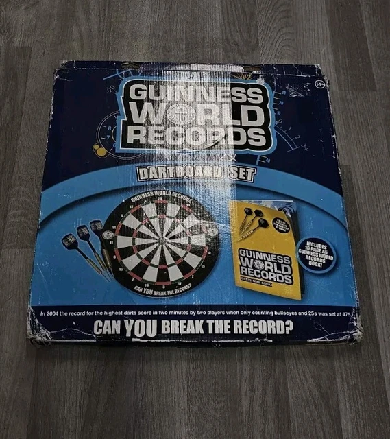 PALADONE 2010 GUINESS World Record Dart Board Set Rare £30.00 - PicClick UK
