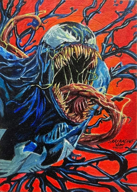 CARTE CROQUIS MARVEL Metal Universe Spider-Man Venom AP EUR 277,60 ...