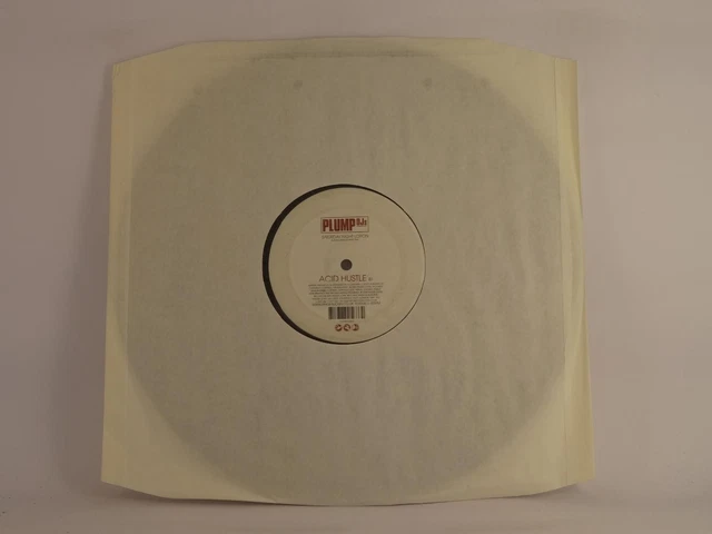 PLUMP DJS SATURDAY NIGHT LOTION (UK) (B) 2 Track 12" Single FINGER ...