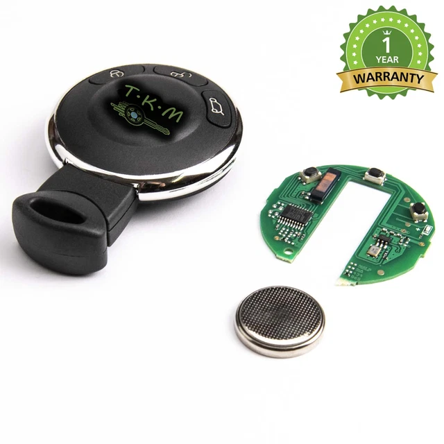 TÉLÉCOMMANDE CLÉ POUR MINI COOPER R56 R57 COUNTRYMAN R60 COUPE R58 ID46 ...