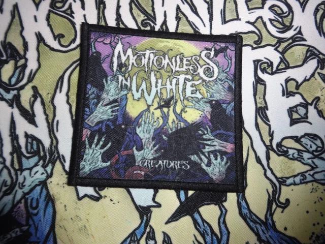 MOTIONLESS IN WHITE Patch Aufnaher Kutte Metalcore gothic metal ...