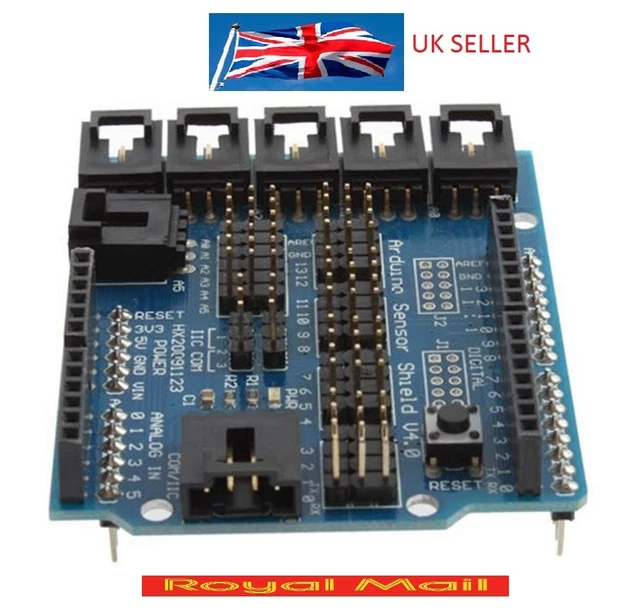 Sensor Shield V4 Digital Analog Module For Arduino Duemilanove Uno B109 £799 Picclick Uk