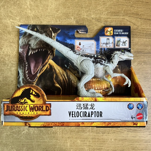 MATTEL JURASSIC WORLD Dominion Velociraptor Raptor Action Figure 2022 ...