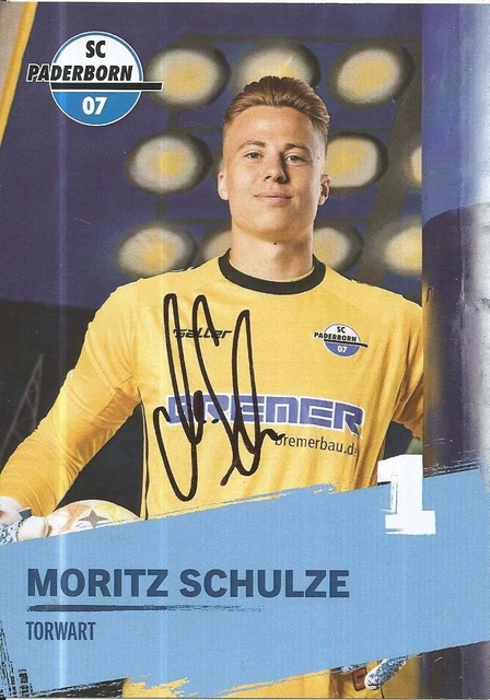 MORITZ SCHULZE - SC Paderborn - season 2022/2023 - autograph card £0.86 ...