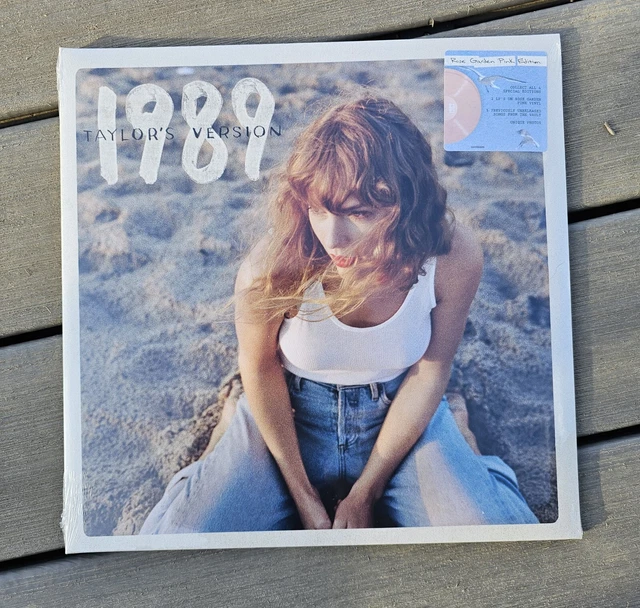 TAYLOR SWIFT 1989 TV Taylor's Version Rose Garden Pink Vinyl Sealed w ...