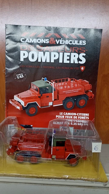 FORD F798T FOURGON INCENDIE nª 16 CAMIONS VEHICULES POMPIERS HACHETTE ...