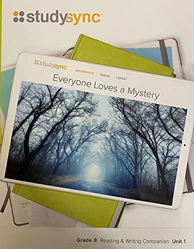STUDYSYNC CORE ELA Grade 8, Reading and Writing Companion, Unit 1 by ...