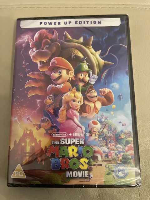 THE SUPER MARIO Bros. Movie Power Up Edition {R2} {DVD, 2023} {New ...