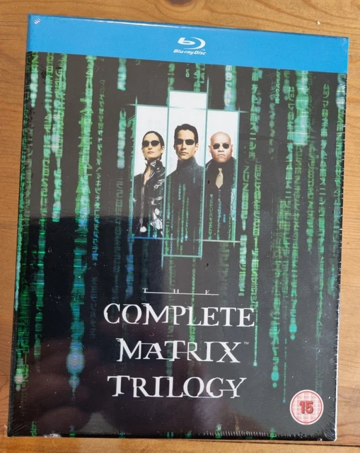 COMPLETE MATRIX TRILOGY Blu-Ray DVD Laurence Fishburne Keanu Reeves New ...