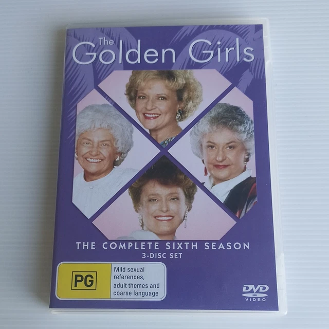 THE GOLDEN GIRLS Complete Sixth Season 6 DVD 3 Discs 26 Episodes Region ...