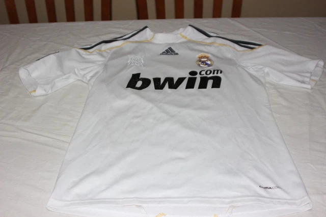 CAMISETA OFICIAL DEL REAL MADRID VINTAGE MARCA ADIDAS TALLA S BWIN.com ...