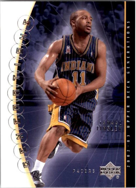 2002-03 UPPER DECK Generations Indiana Pacers Carte Basketball #17 ...