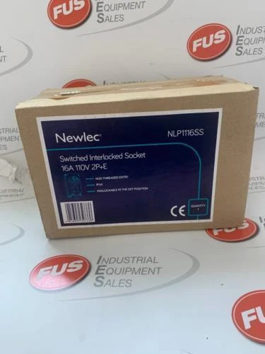 NEWLEC NLP1116SS SWITCHED Interlocked Socket 16A 110V 2P+E £25.00 ...