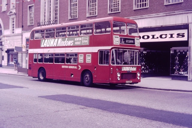 1977 ORIGINAL BUS Slide Devon General Buses ATA 559L Ref 3747 £4.99 ...