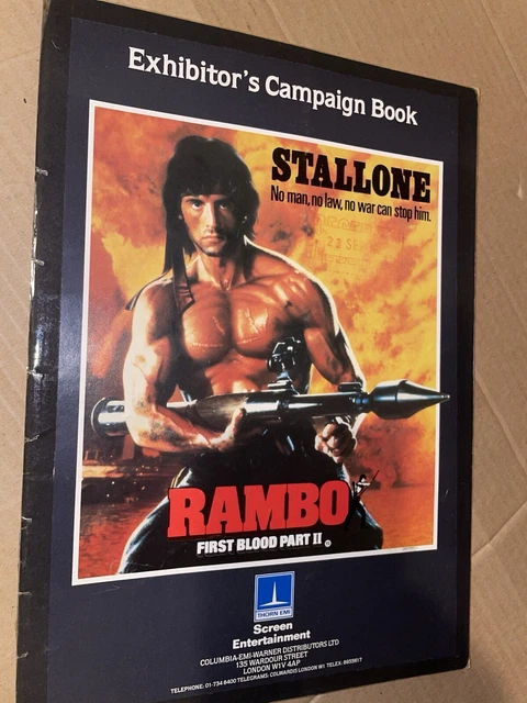 RAMBO: FIRST BLOOD PART II (1985) - RARE Oz Roadshow Video - BETAMAX ...