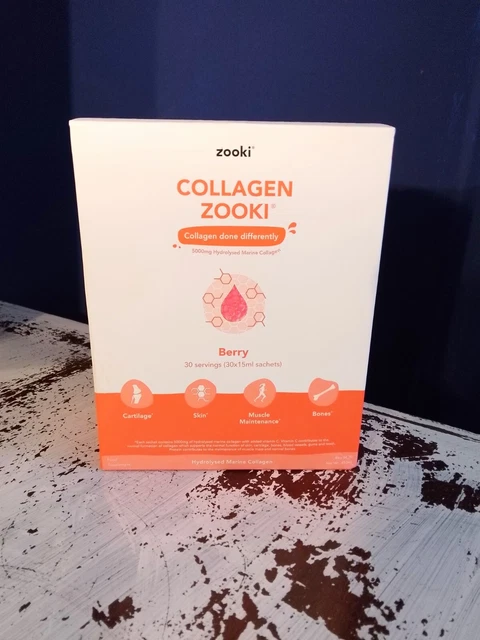 ZOOKI 5000MG MARINE Collagen Liquid Sachets | Hydrolysed Collagen ...