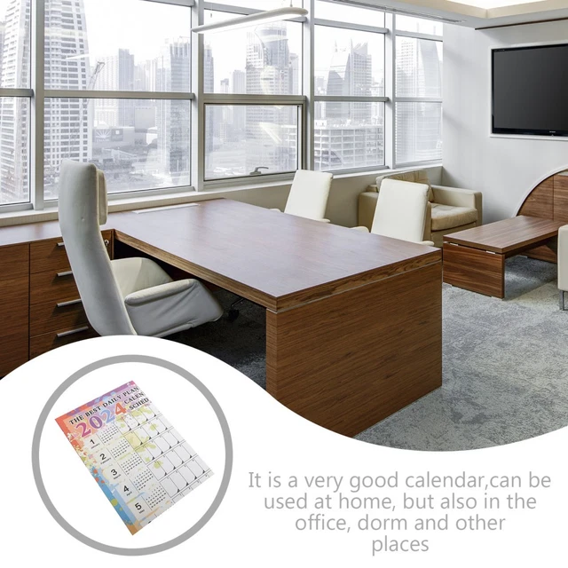 DAILY SCHEDULE CALENDAR Annual Wall Planner Year 2025 Yearly 2024 £10. ...