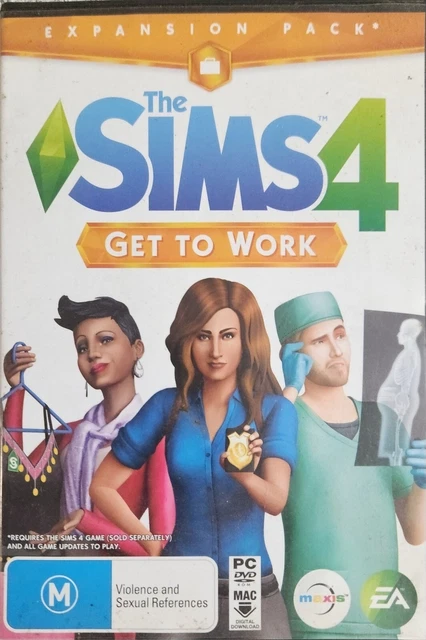 THE SIMS 4 and Sims 4 Get to Work Expansion PC CD-ROM Game Free Postage ...