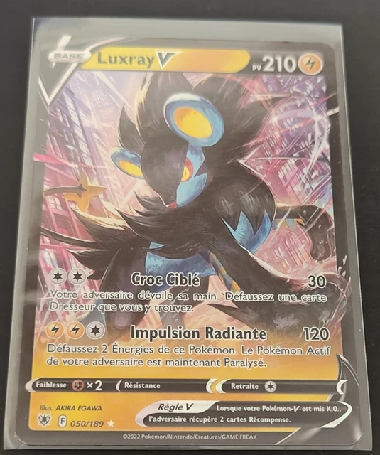 CARTE POKÉMON LUXRAY V 050/189 EB10 Astres Radieux FR EUR 6,00 ...