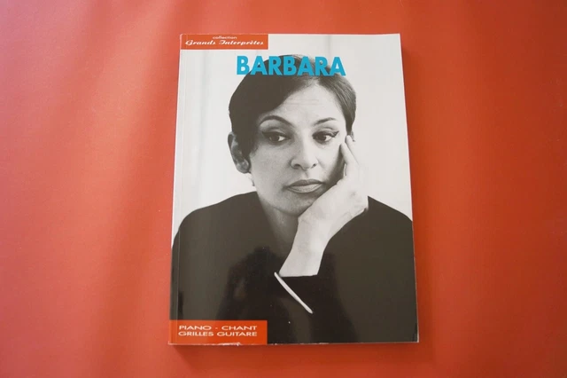 BARBARA - GRANDS Interpretes .Songbook Notenbuch .Piano Vocal Guitar ...