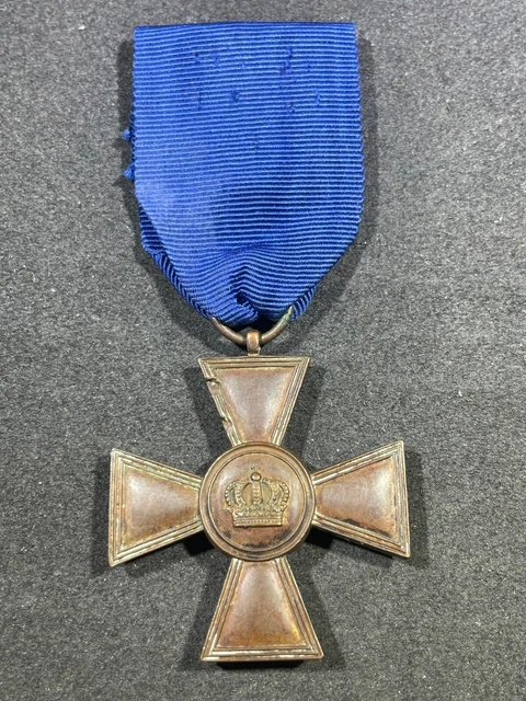 WW1 WWI IMPERIAL German Army Military Prussian 15 Year Service Cross ...