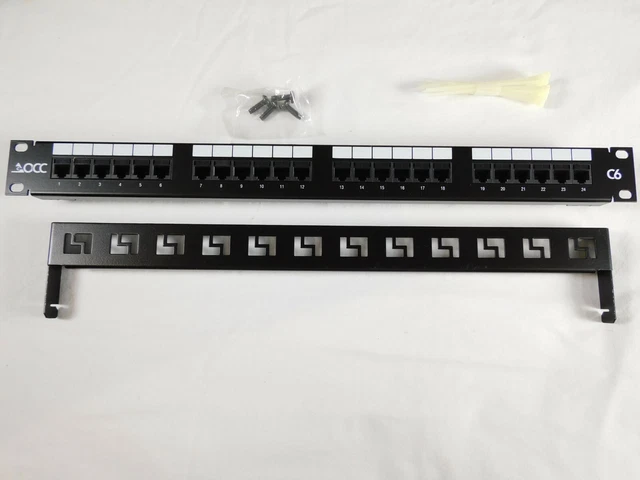 DCC2488/110SIX OCC CAT6 Rack Mount Patch Panel, 1U, 24-Port $90.00 ...