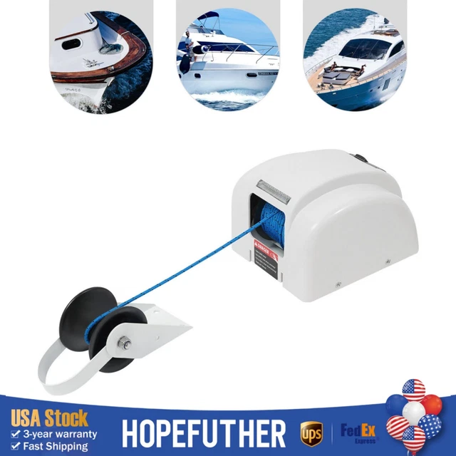 ELECTRIC WINDLASS ANCHOR Saltwater Boat Winch Marine w/ Wireless Remote ...