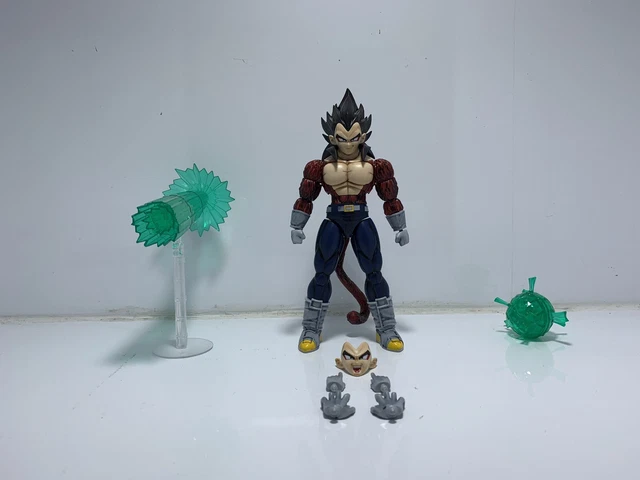 CUSTOM REPAINT FIGURE-RISE Standard SSJ4 Vegeta Complete Dragon Ball ...