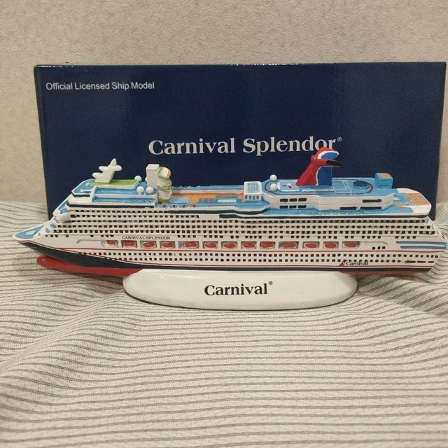 CARNIVAL SPLENDOR CRUISE Ship Model Figurine with Box $450.11 - PicClick AU