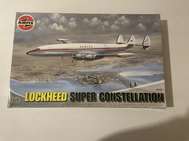 AIRFIX 08008 - Lockheed Super Constellation 1:72 Scale Model Sealed ...