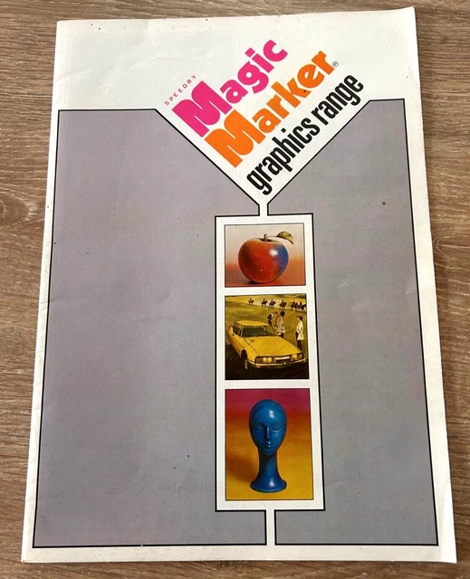 RARE SPEEDRY MAGIC MARKER GRAPHICS RANGE Brochure 1980s? Catalogue ...