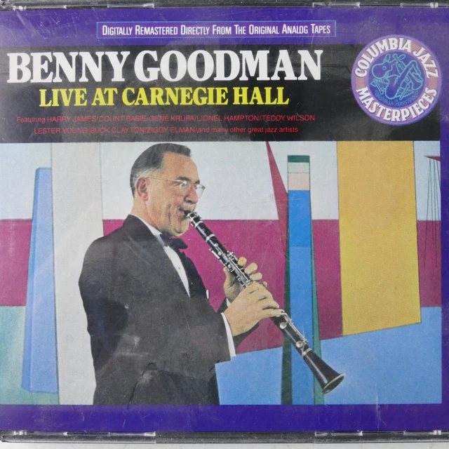 BENNY GOODMAN LIVE at Carnegie Hall 1987 Columbia To-4809 EUR 5,90 ...