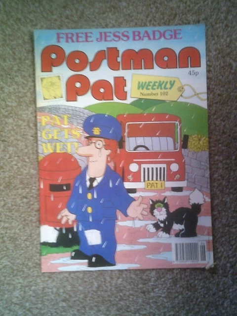 POSTMAN PAT LONDON Edition From 1992 British Weekly Vintage Comic ...