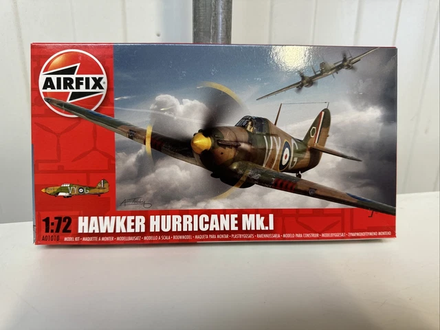 AIRFIX HAWKER HURRICANE Mk1 1:72 Scale Model Kit (A01010) £10.00 ...
