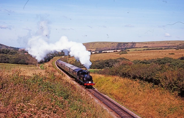 ORIG. 35MM SLIDE LSWR M7 53 Corfe Castle Swanage Railway 5 9 2009 ...